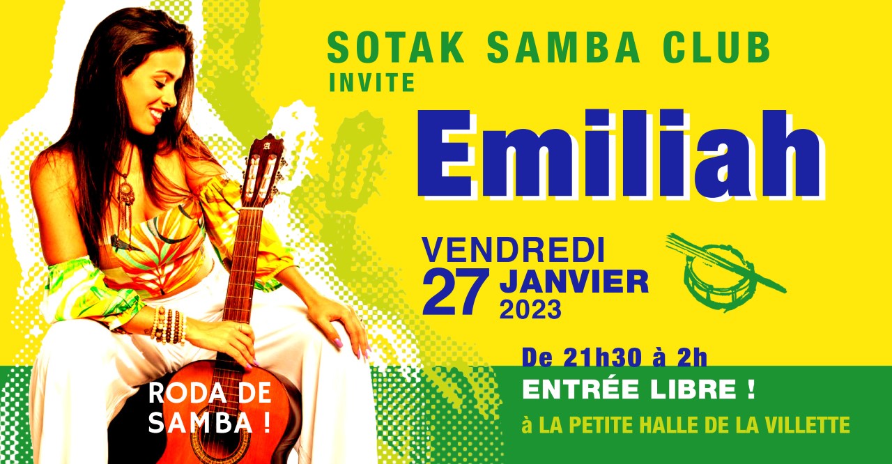 Sotak Samba Club invite EMILIAH & guests | La Petite Halle